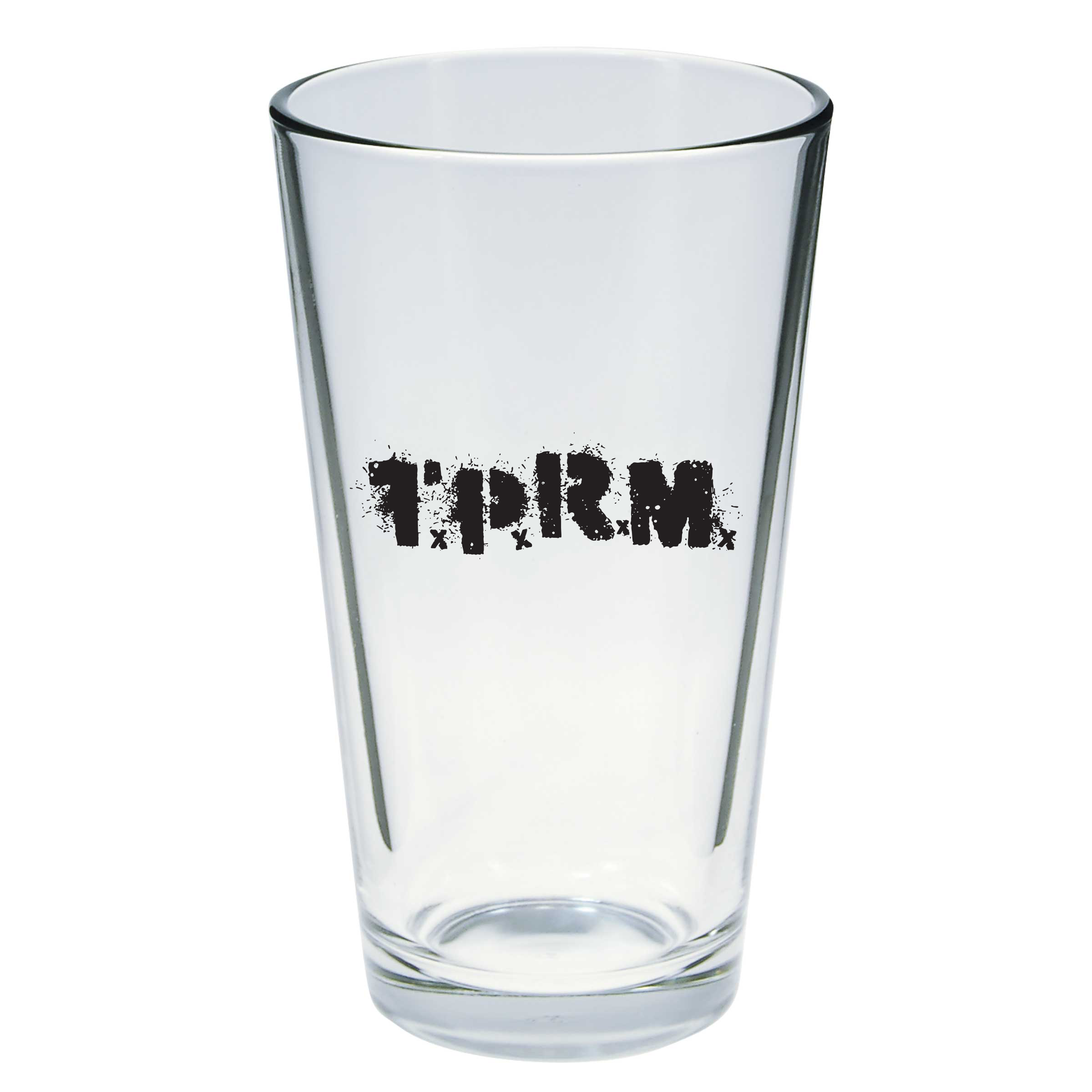 Glass - Charged Logo Pint | The Punk Rock Museum Punk Shop