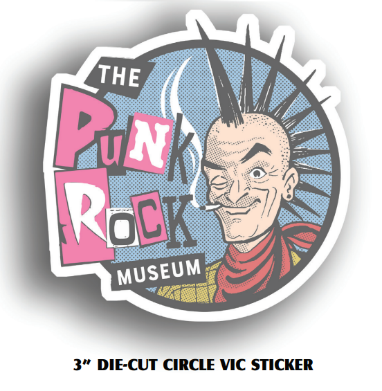 Sticker: Circle Vic Cutout | The Punk Rock Museum Punk Shop