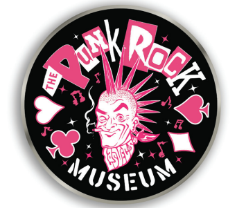 Pin: Vic Round Offset | The Punk Rock Museum Punk Shop