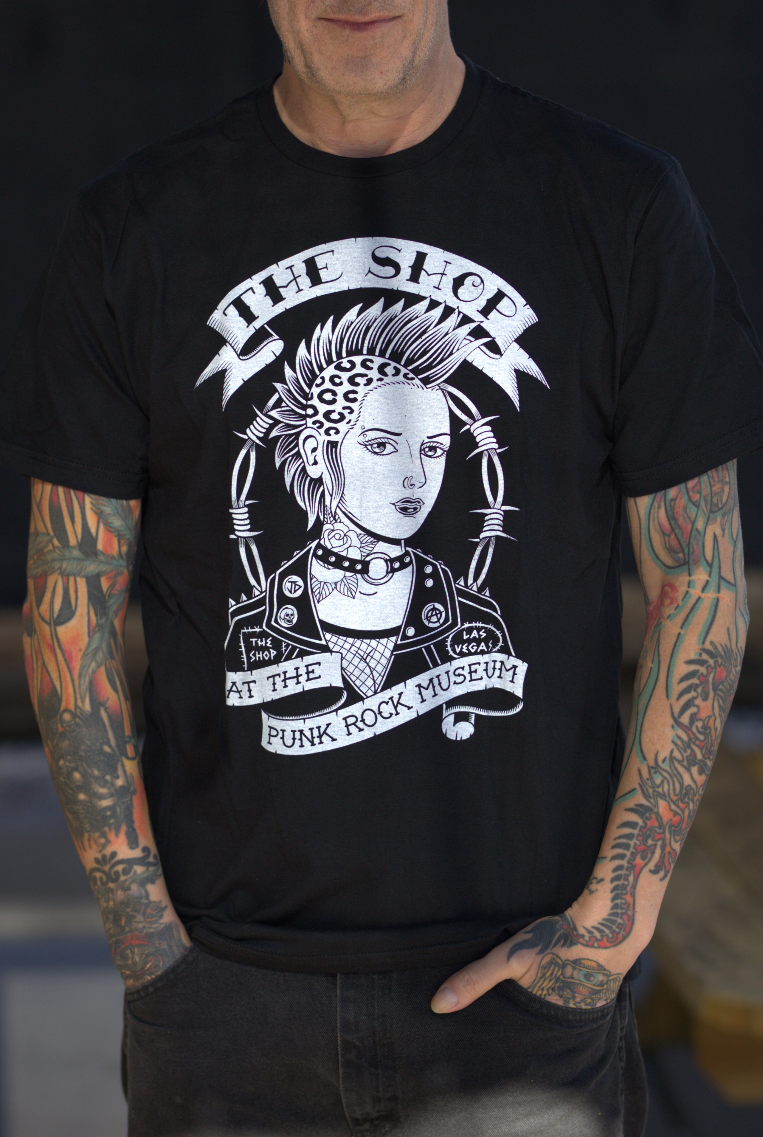 The Shop - Punker Unisex T-shirt | The Punk Rock Museum Punk Shop