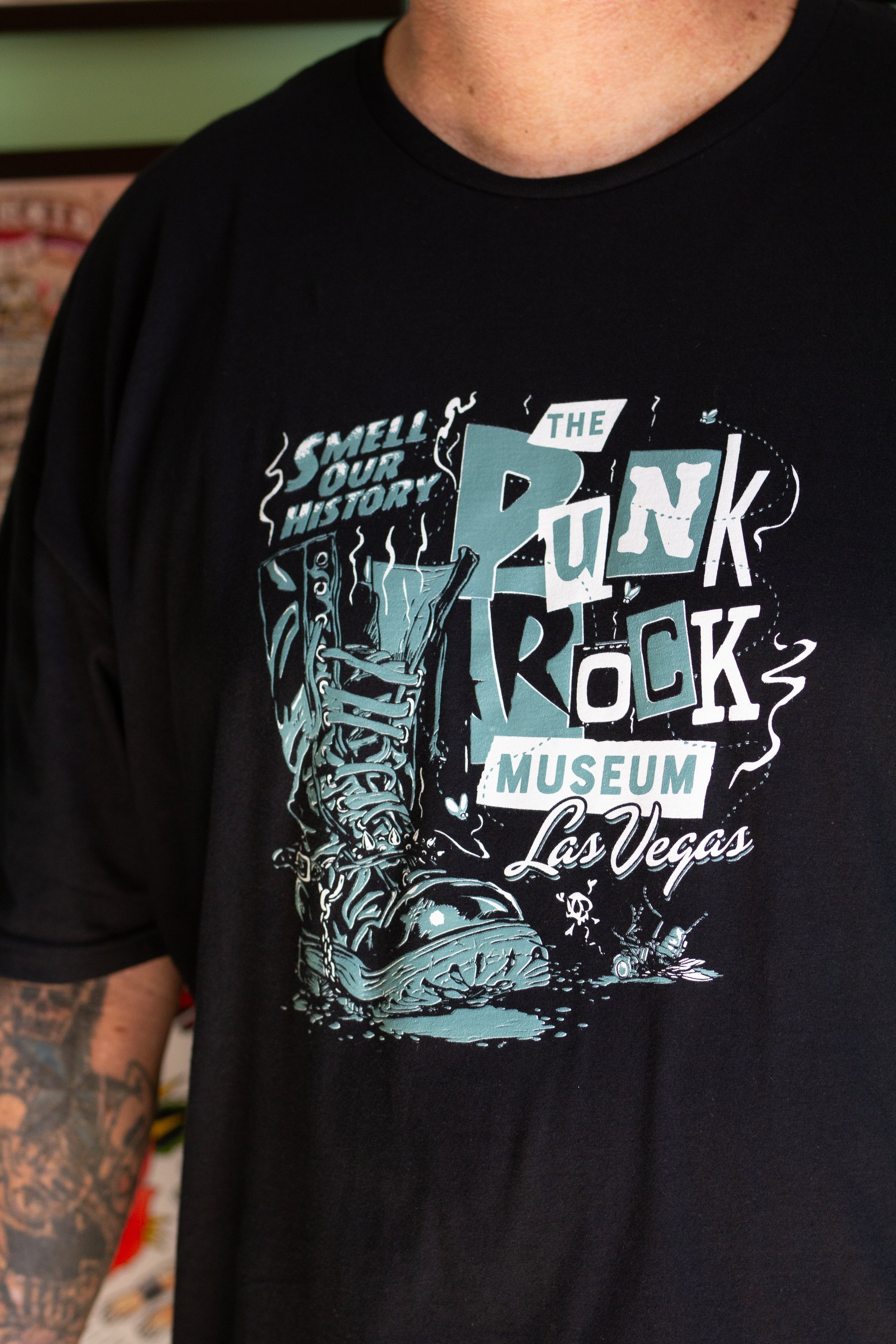 Smell Our History Unisex T-Shirt | The Punk Rock Museum Punk Shop